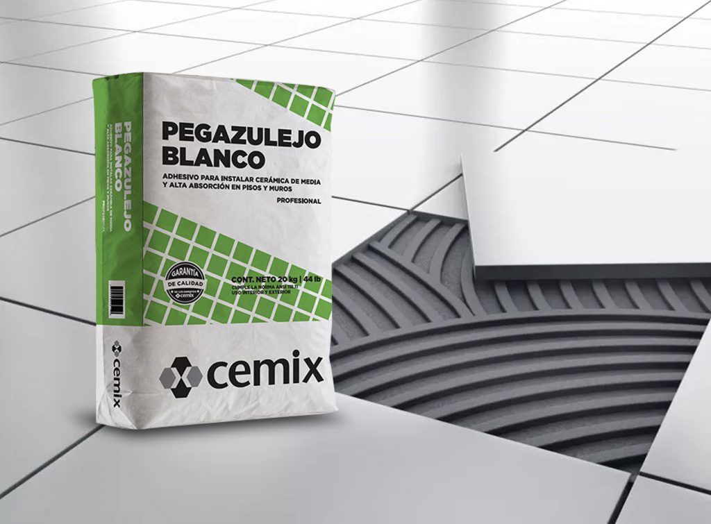PEGAZULEJO CEMIX BLANCO 20KG – Vitro Hogar